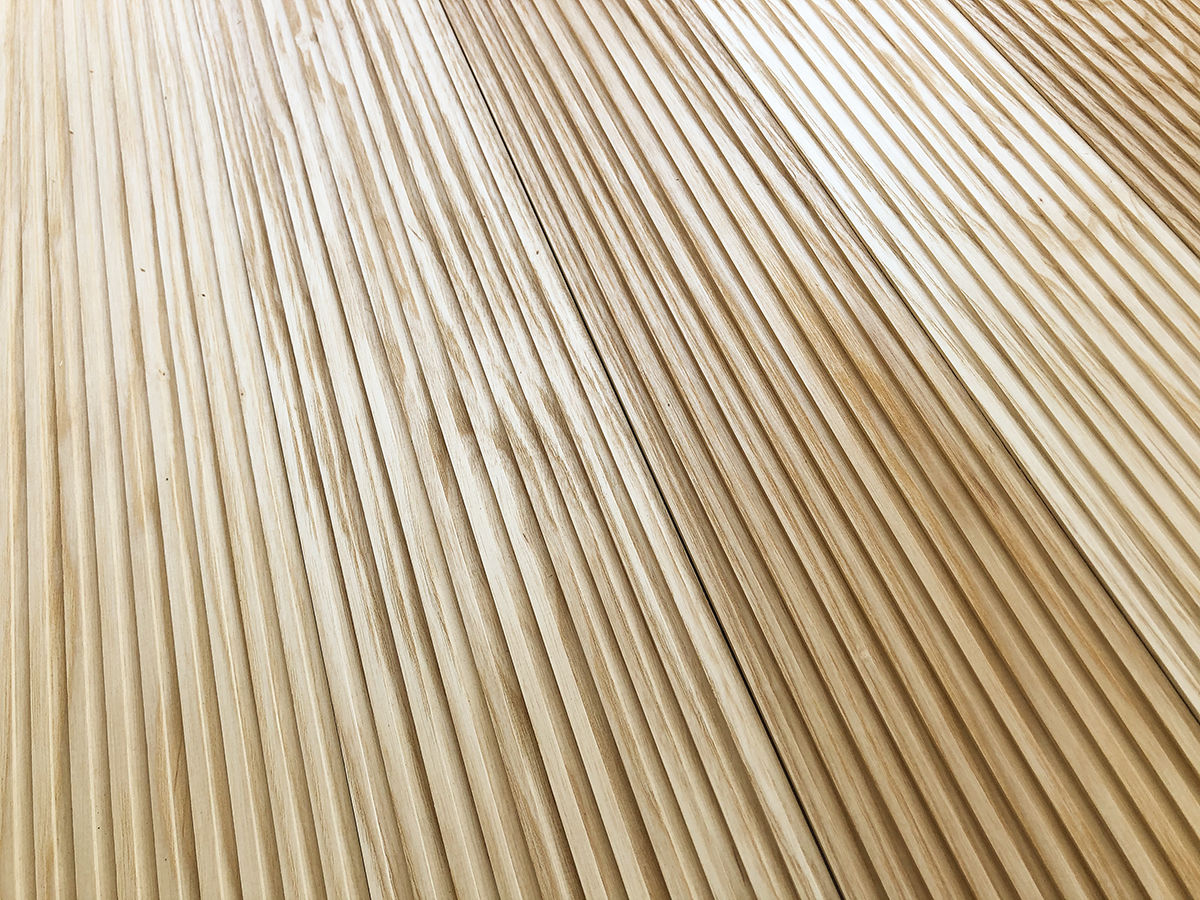 Reclaimed & Sustainable Wood Grooved Paneling | Raked® | Pioneer Millworks