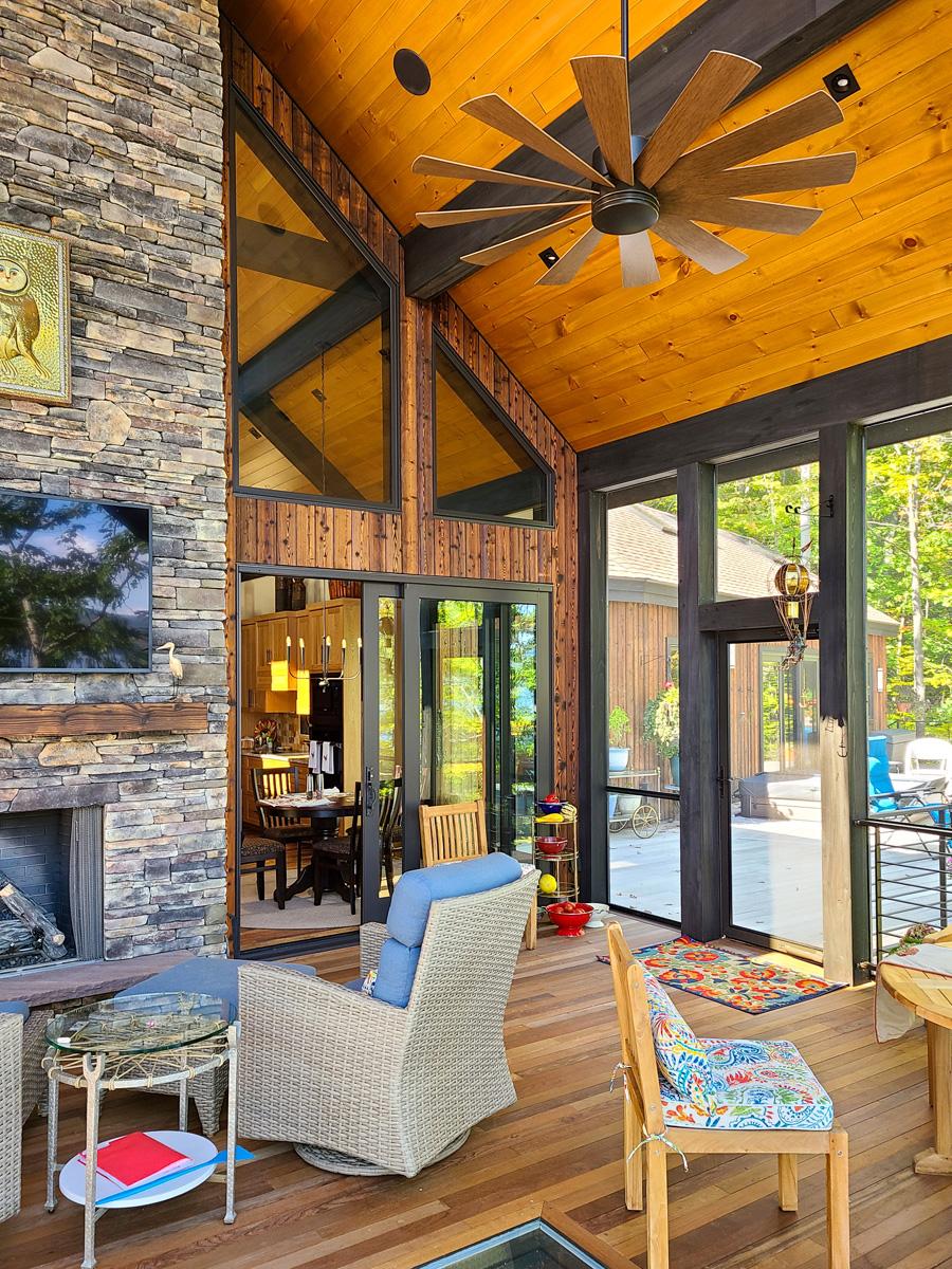 Seneca Lake Perch — Private Residence, NY | Pioneermillworks