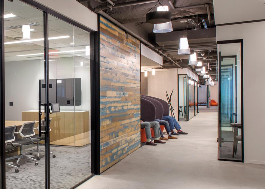 Custom Office Wall–Washington, DC | Pioneermillworks